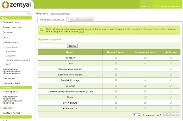 Краткий обзор Zentyal | Admin46